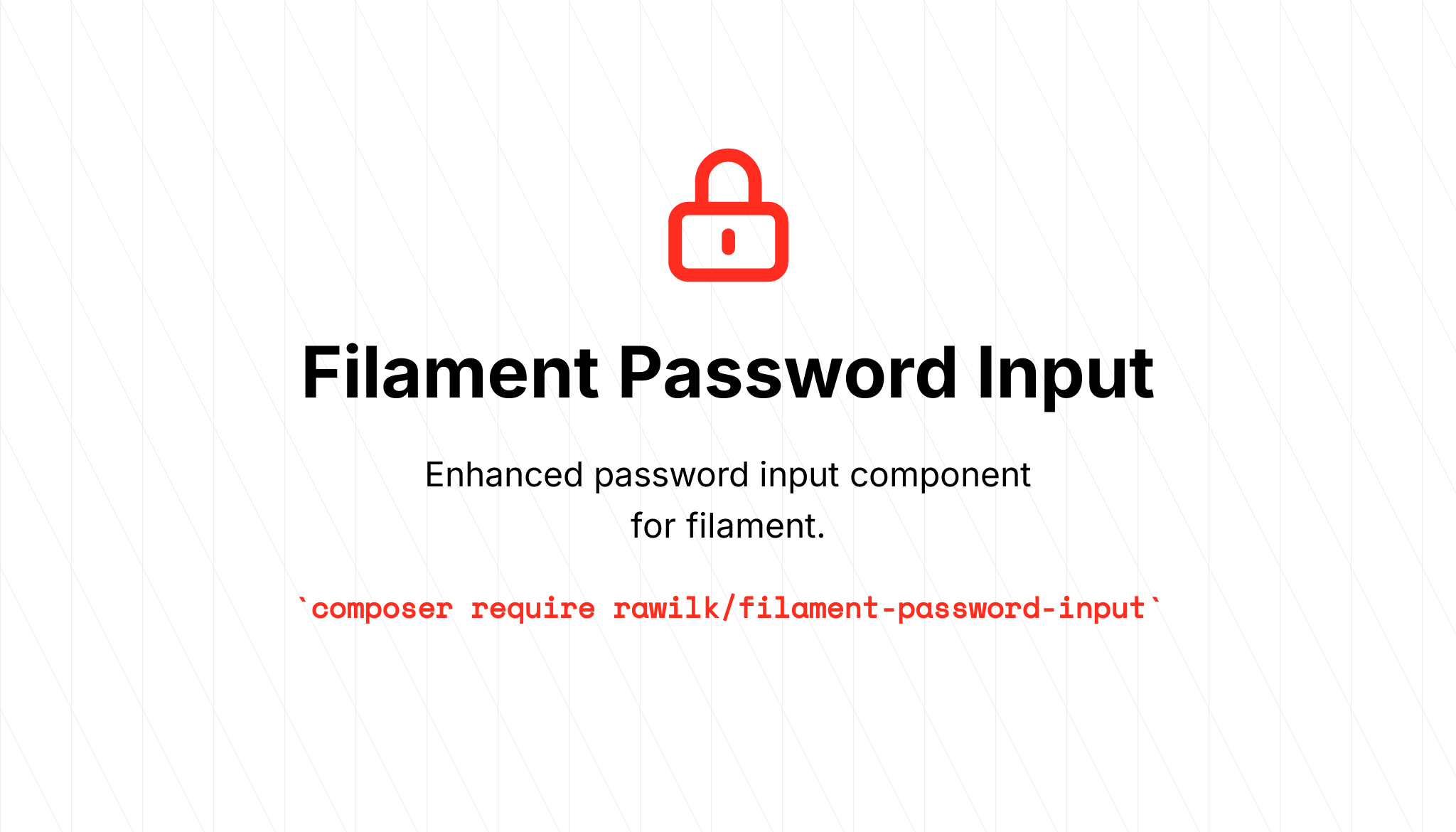 GitHub - rawilk/filament-password-input: Enhanced password input ... GitHub - rawilk/filament-password-input: Enhanced password input ...